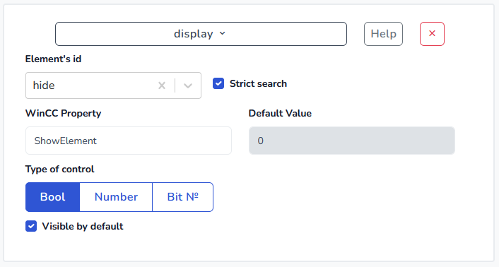 Learn how to manage the Display attribute in WinCC widgets | SVGHMI.pro